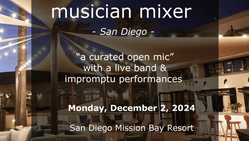 AST Musician Mixer at Mission Bay Resort | Acoustic Spot Talent